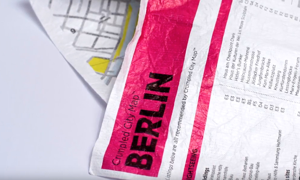 Paper Inspiration – Crumpled City Maps - Nobelus University